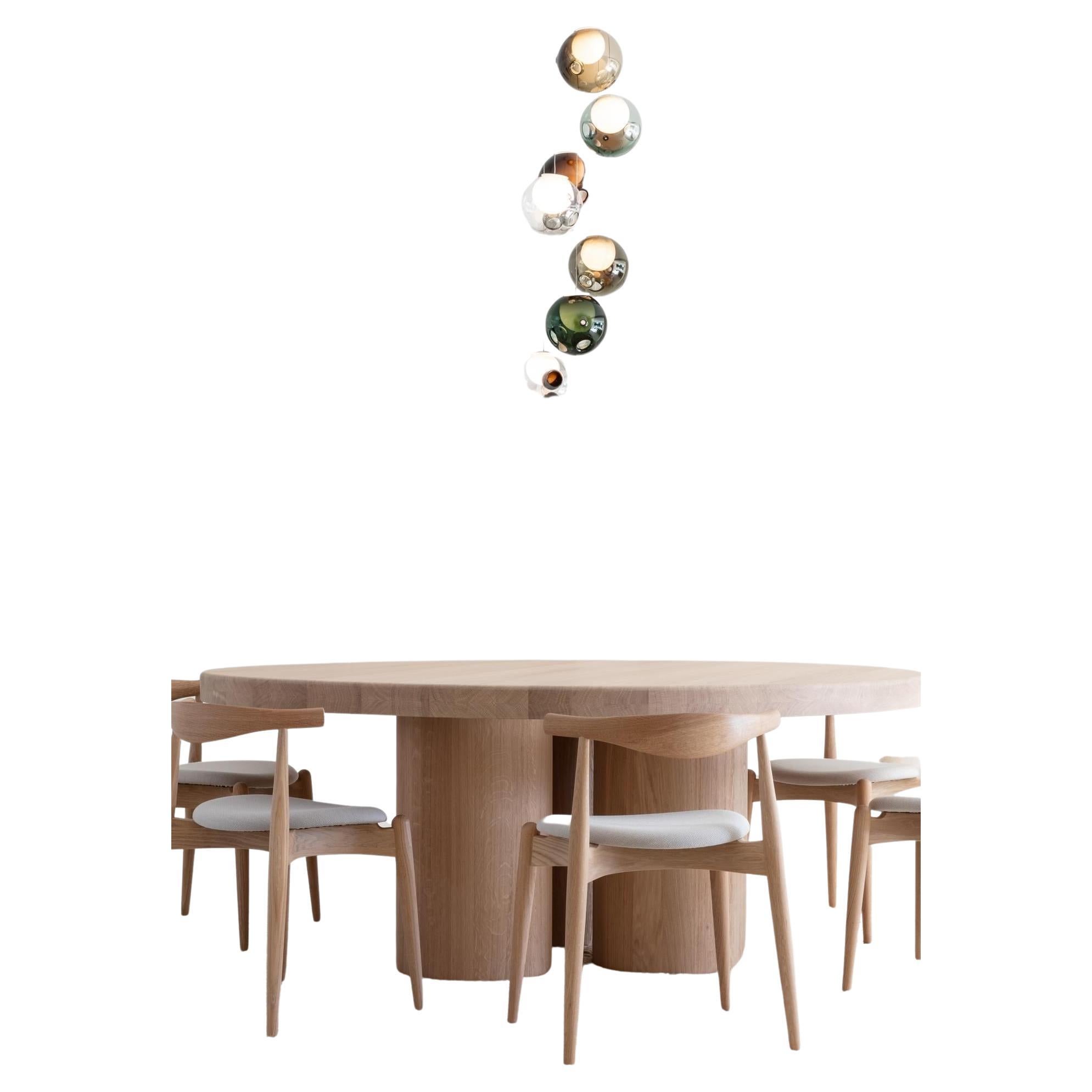 Kluskens Thick-Wood Dining Table For Sale at 1stDibs