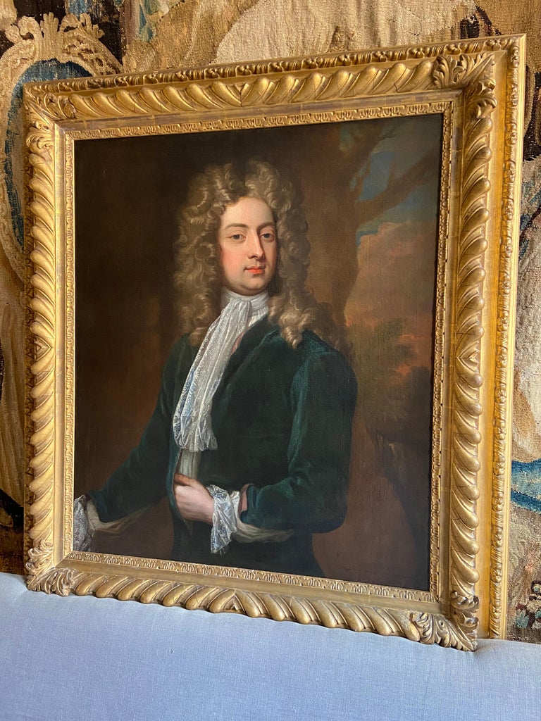 Studio of Kneller Godfrey - 18th century Portrait of Playwright William ...