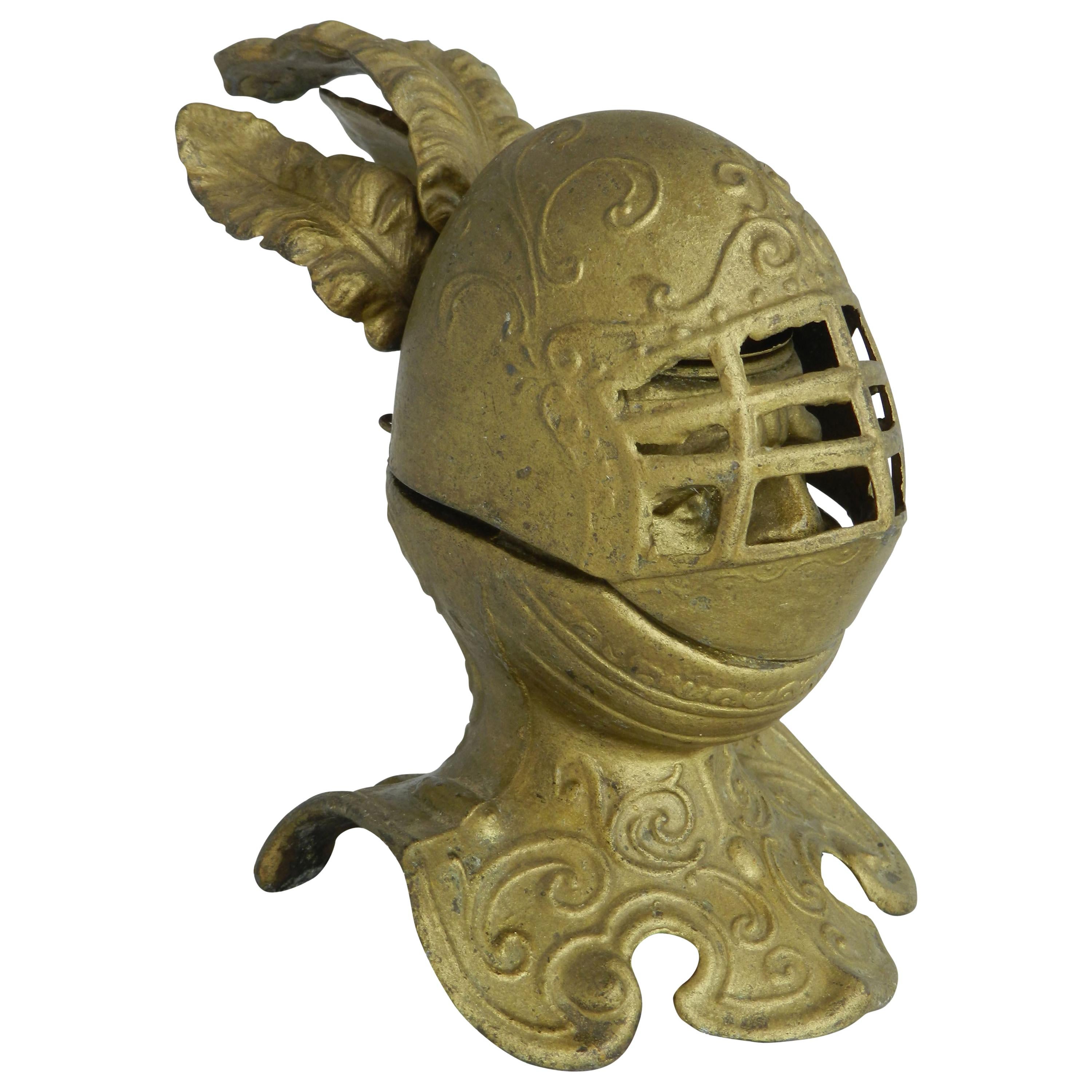 Knights Head Inkwell, Late 19th Century at 1stDibs