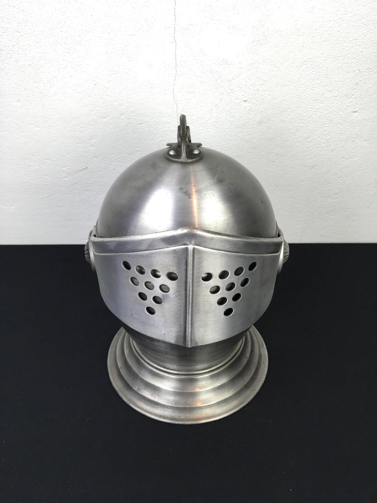 Knight's Helmet Ice Bucket, 1970s For Sale at 1stDibs