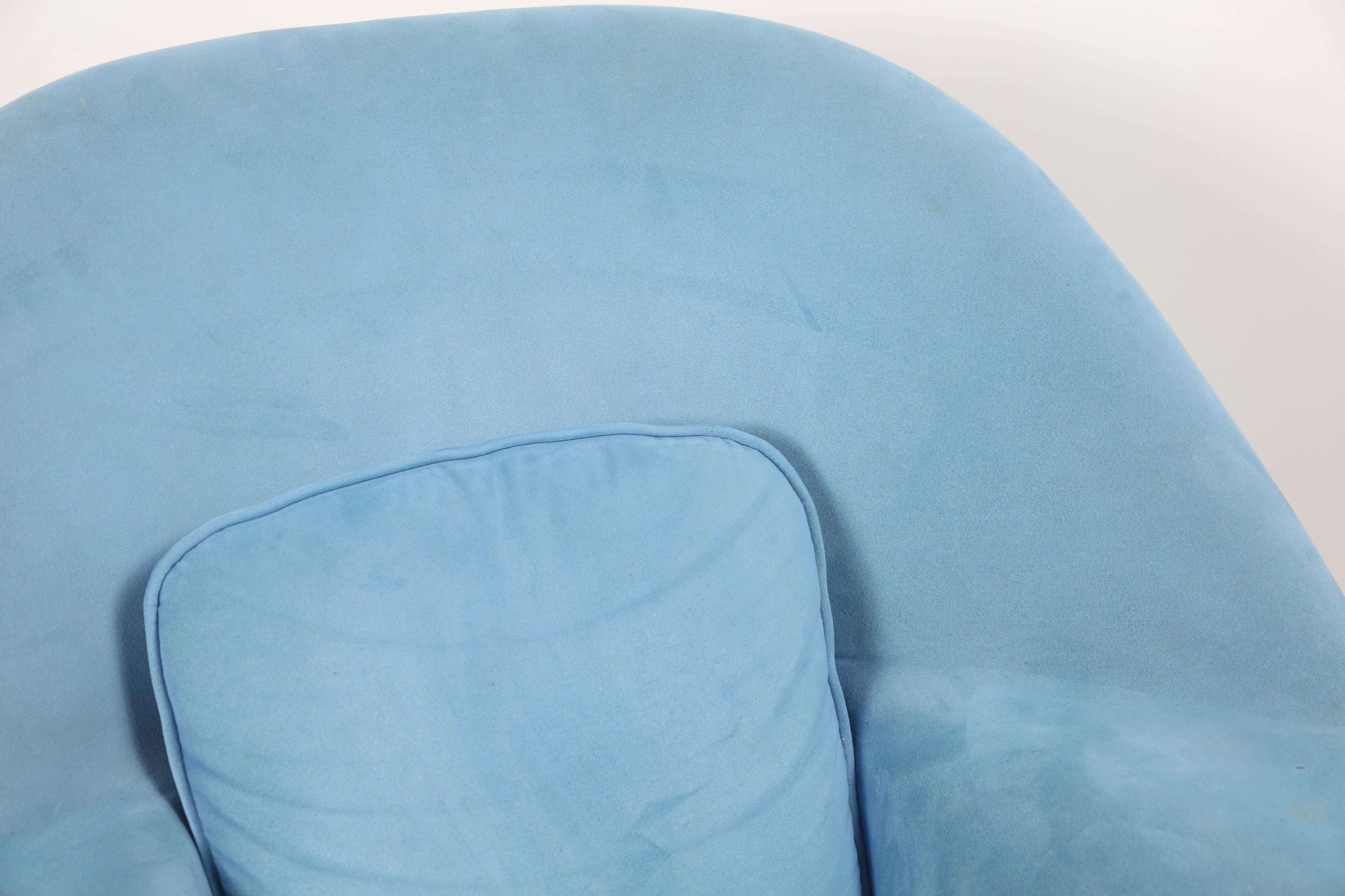 Knoll Blue Mini Womb Chair For Sale at 1stDibs | used womb chair, small ...