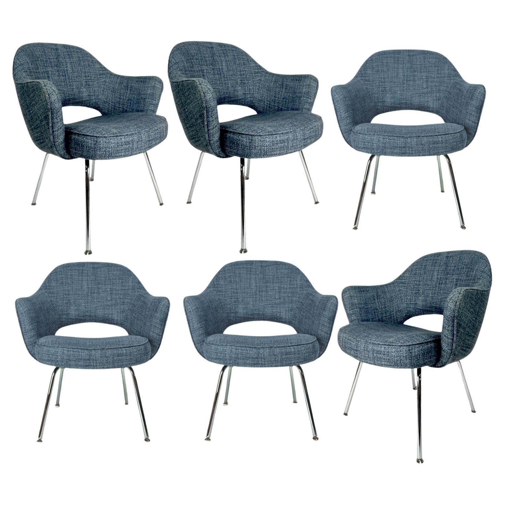 Vintage Saarinen Executive Arm Task Chairs for Knoll at 1stDibs