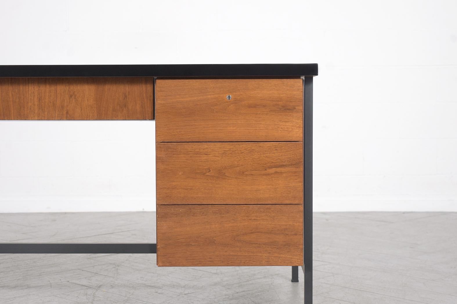 Timeless Elegance: Florence Knoll's Mid-Century Modern Executive Desk ...