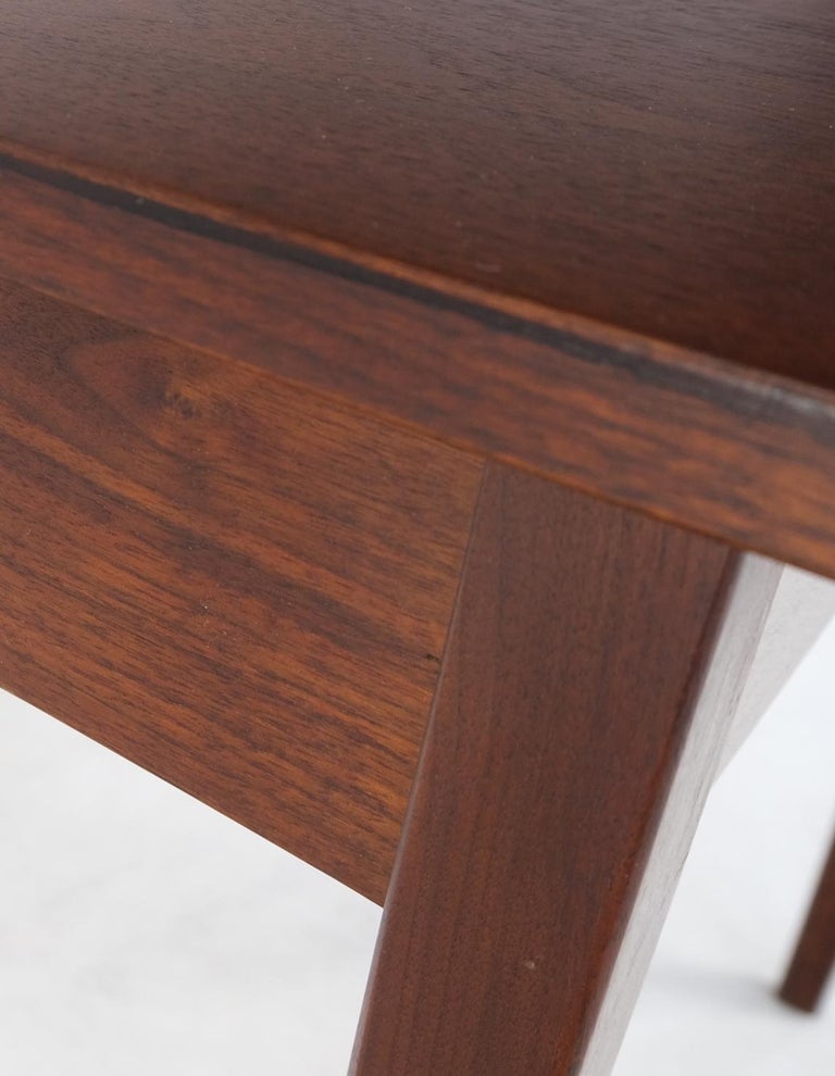 Knoll Risom One Drawer Oiled Walnut Tapered Legs End Side Table Stand ...