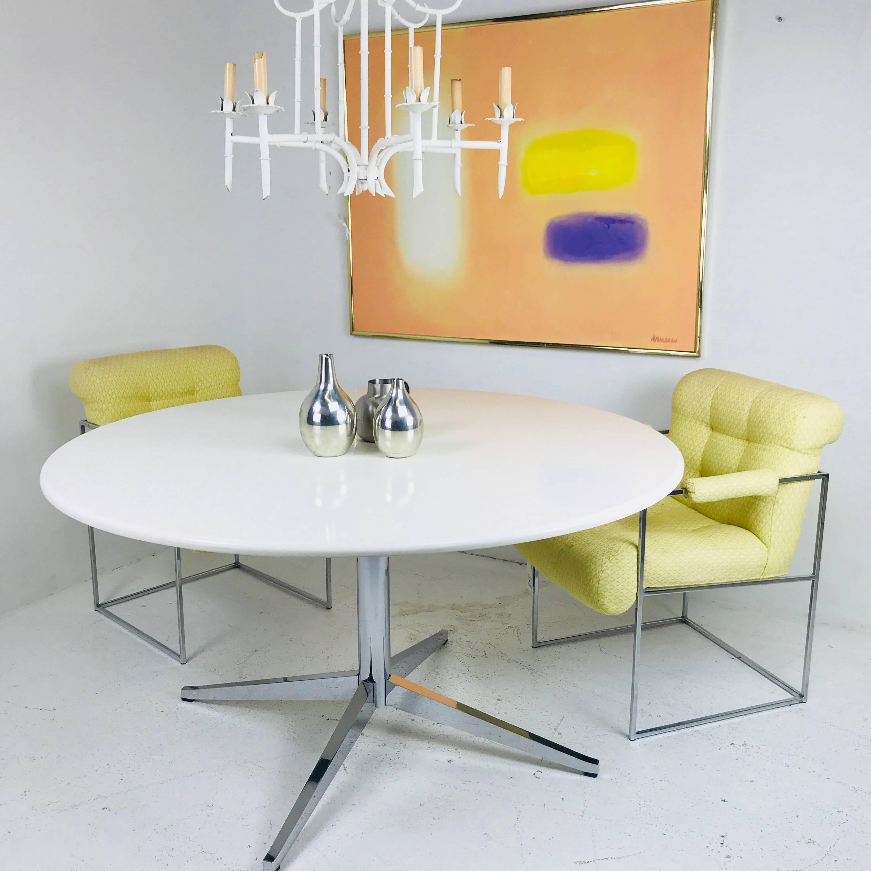 Knoll Starburst Table Base with Corian Table Top at 1stDibs | knoll ...