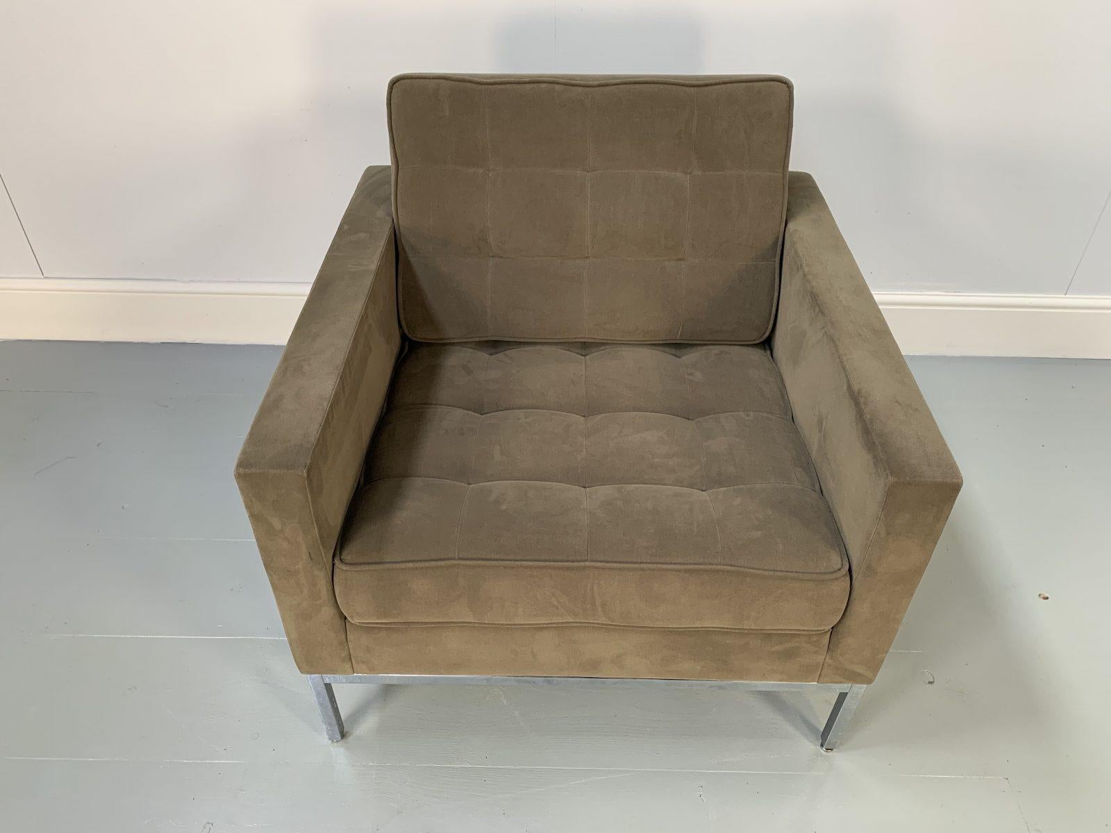 Knoll Studio “Florence Knoll” Lounge Chair Armchair in “Moss” Green ...