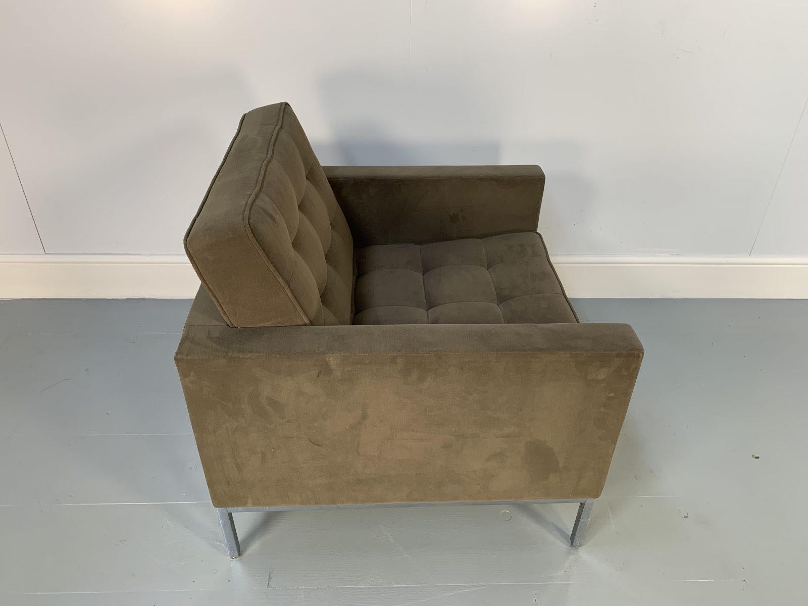 Knoll Studio “Florence Knoll” Lounge Chair Armchair in “Moss” Green ...