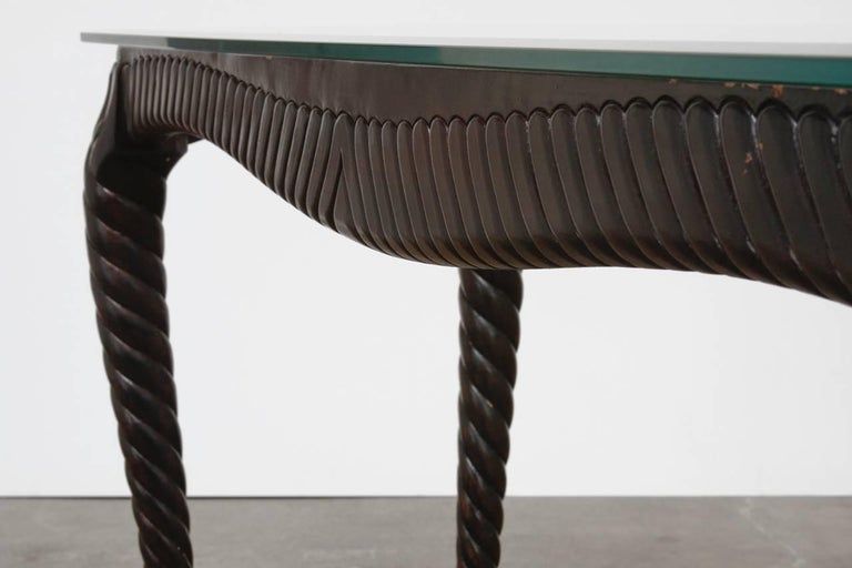 Knotted Rope Carved Console Table or Sofa Table at 1stDibs | sofa ...