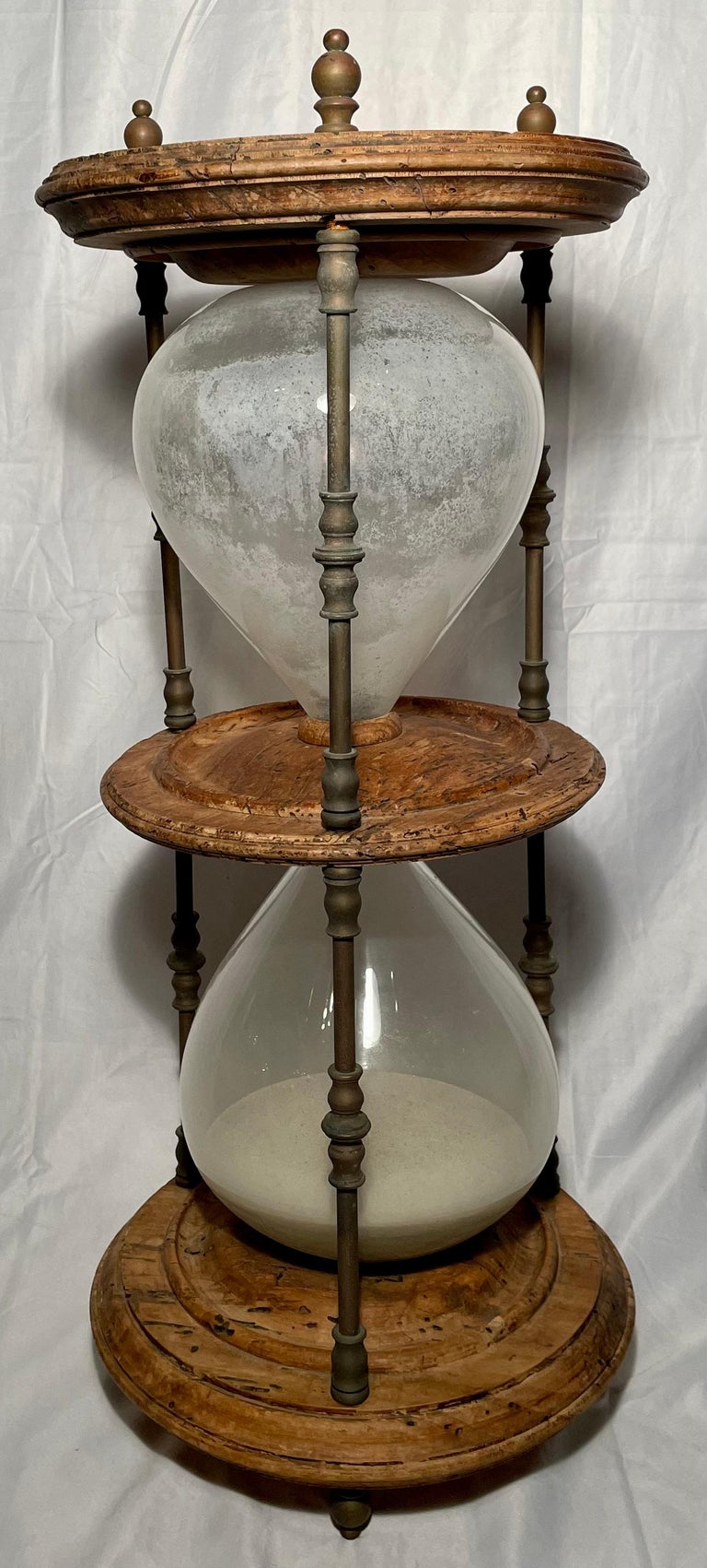 Knotted Wood Figural Hourglass Occasional Table For Sale at 1stDibs