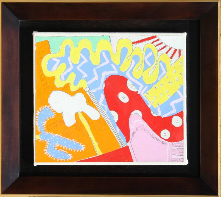 Knox Martin - Flowering Cactus, Painting by Knox Martin at 1stDibs