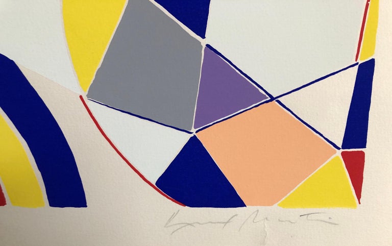 Knox Martin - Pop Art Abstract Lithograph Silkscreen Abstract Geometric ...
