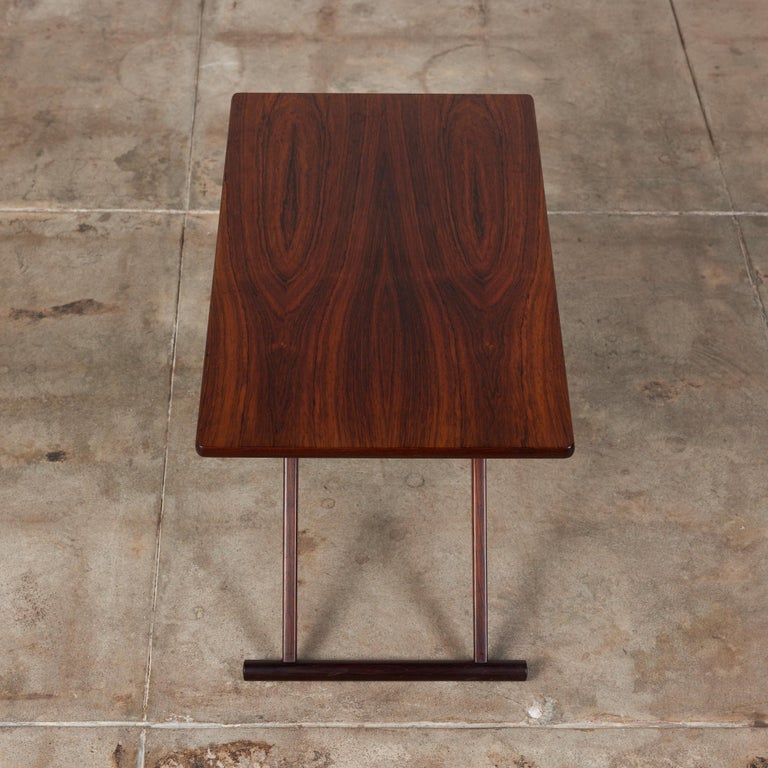 Knud Andersen Rosewood Folding Side Table for Aarhus For Sale at 1stDibs