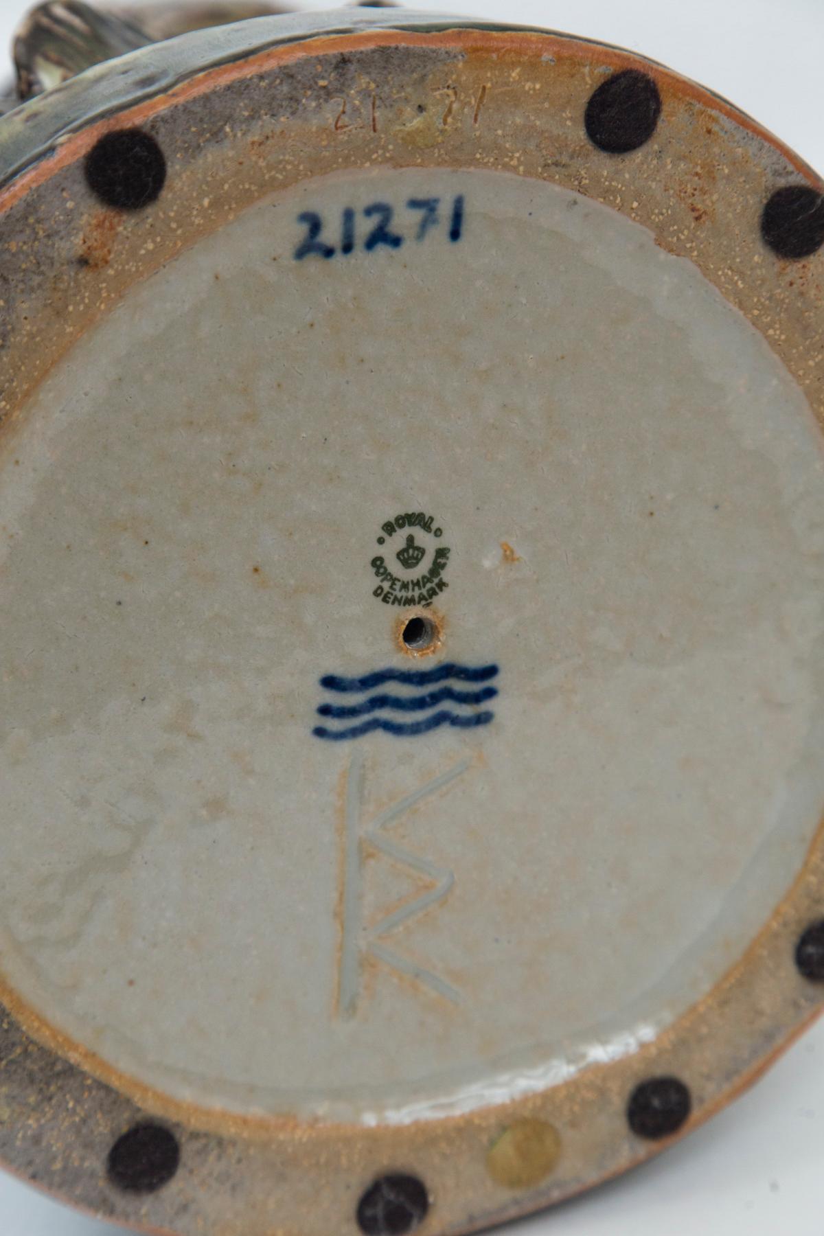 Knud Kyhn for Royal Copenhagen Ceramic Orangutan Sculpture at 1stDibs