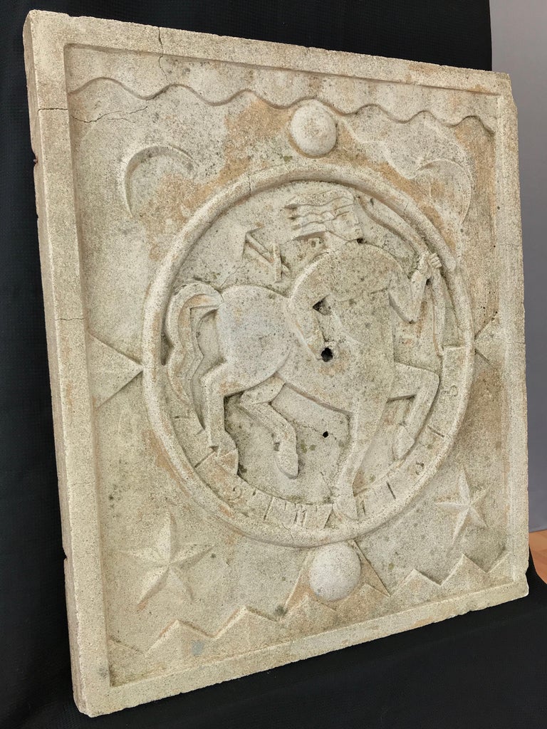 Knud Merrild “Sun Dial” Art Deco Bas Relief Centaur, Signed, 1931 at ...