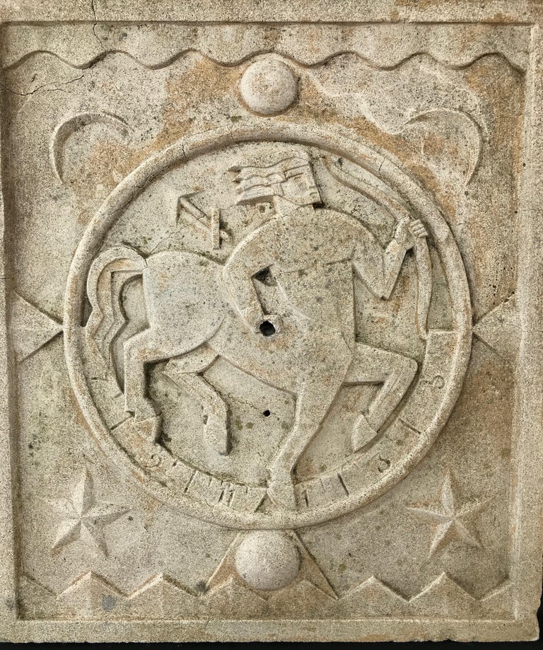 Knud Merrild “Sun Dial” Art Deco Bas Relief Centaur, Signed, 1931 at ...