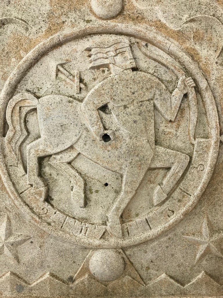 Knud Merrild “Sun Dial” Art Deco Bas Relief Centaur, Signed, 1931 at ...