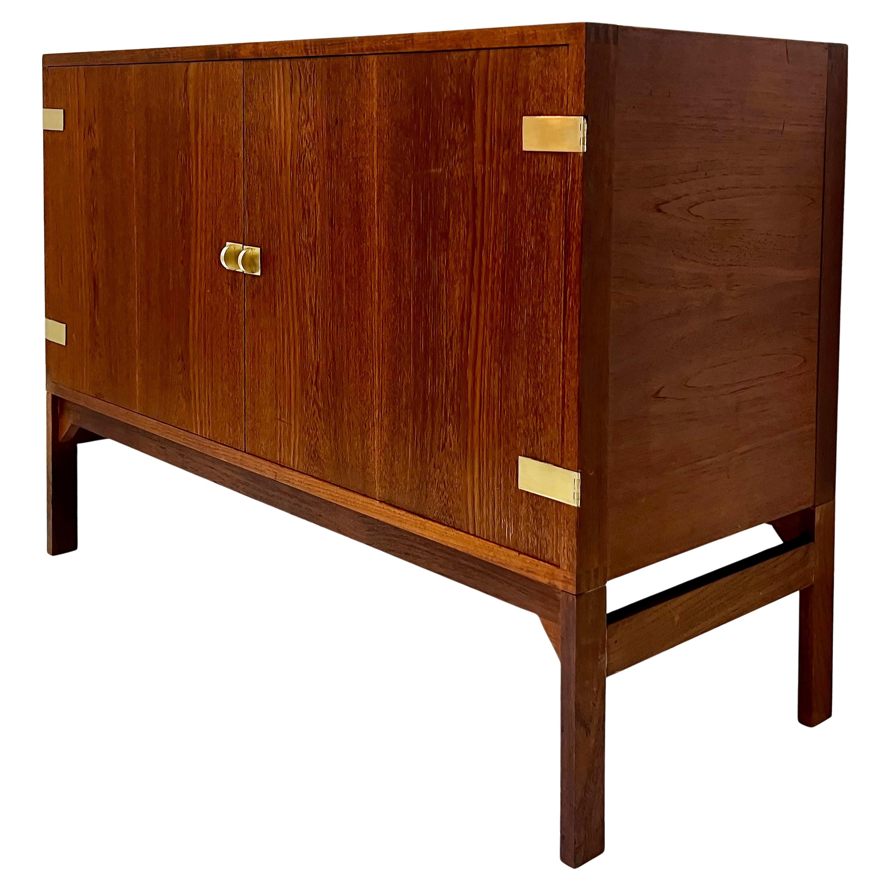 Knudson and Lind Danish Modern Solid Teak Sideboard, France and Son For ...