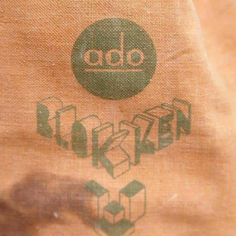 Ko Verzuu for Ado, Mid-Century Modern, Wood Blocks Construction ...