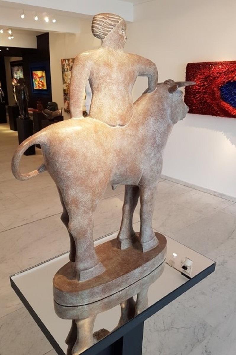 KOBE - Europa Bronze Sculpture Mythology Girl Woman on Bull Zeus For ...