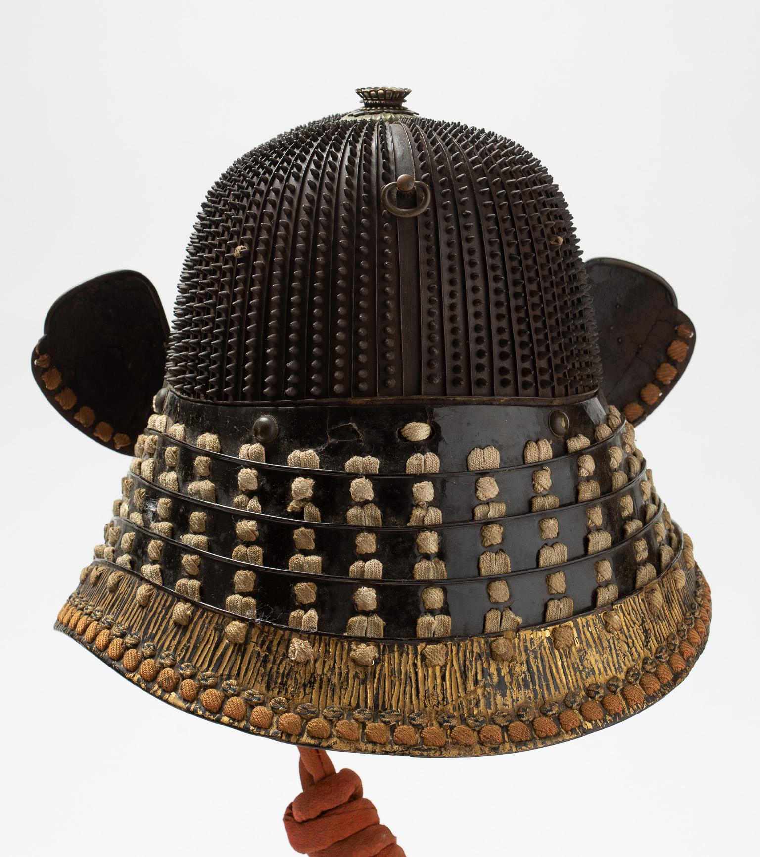 Koboshi Kabuto, Samurai Helmet with Standing Rivets Haruta School For Sale at 1stDibs | ww2 ...