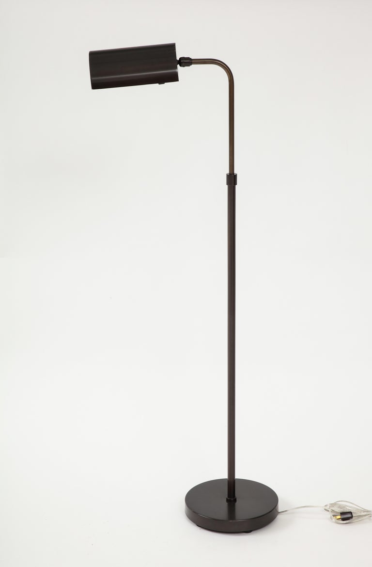Koch and Lowy Bronze Floor Lamp For Sale at 1stDibs