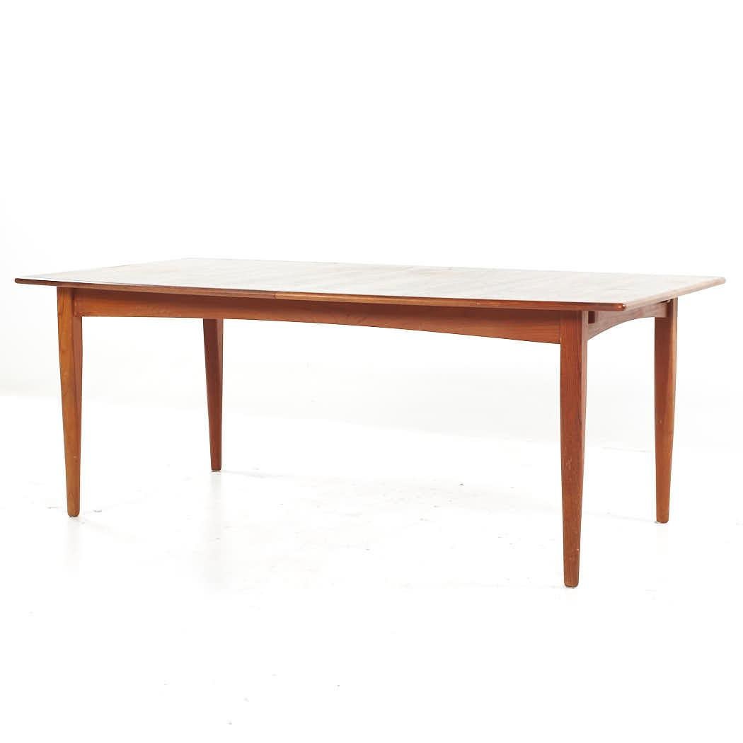 Falster Møbelfabrik Teak Expanding Hidden Leaf Dining Table with 2 ...