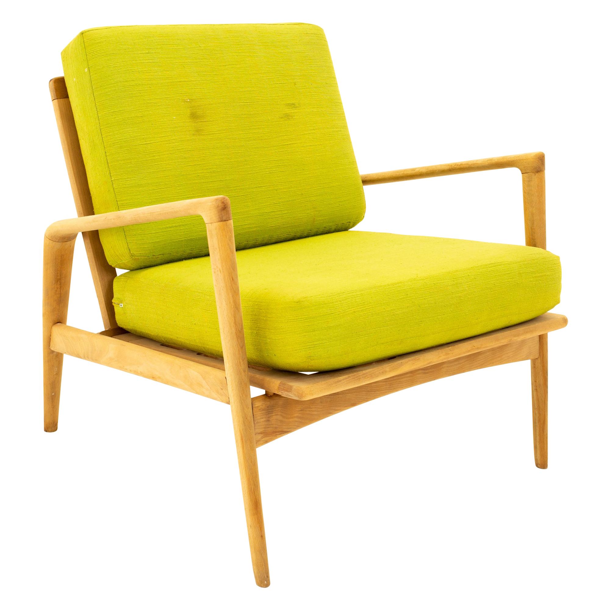 Kofod Larsen Lounge Chair Danish Mid Century Modern Lounge Chair at 1stDibs