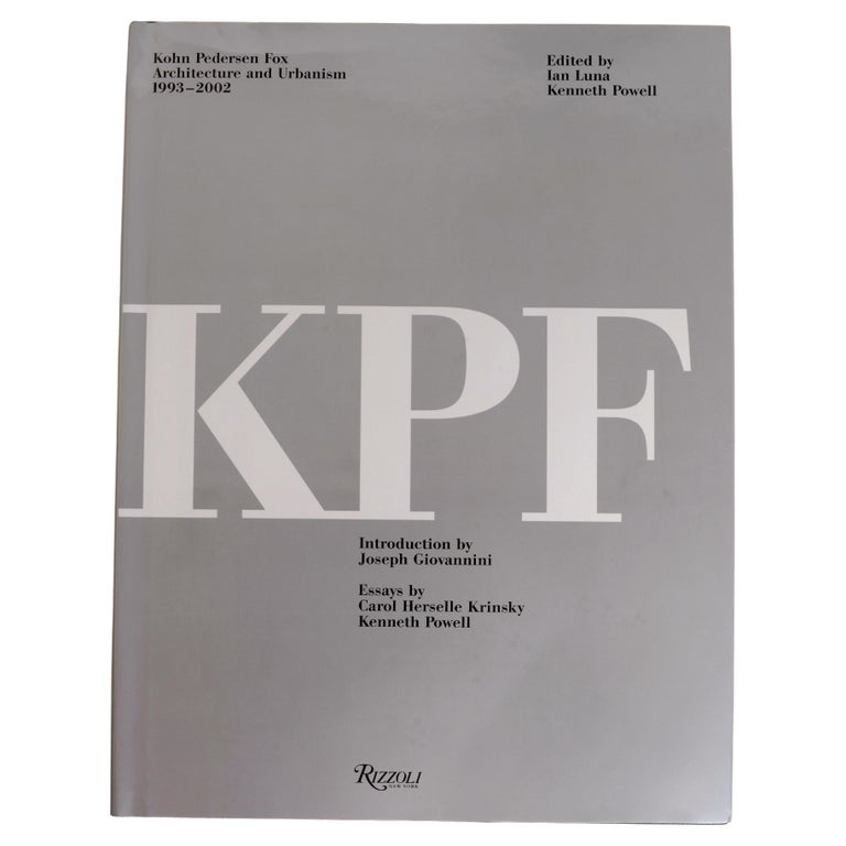 Kohn Pedersen Fox: Architecture and Urbanism, 1993-2002 by Ian Luna, 1st Ed Thus For Sale at 1stDibs