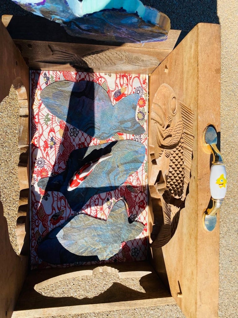 Koi Fish Installation Figure by Robert "Bob" Matheny For Sale at 1stDibs