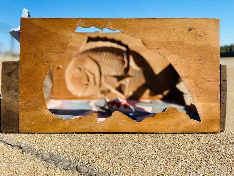 Koi Fish Installation Figure by Robert "Bob" Matheny For Sale at 1stDibs