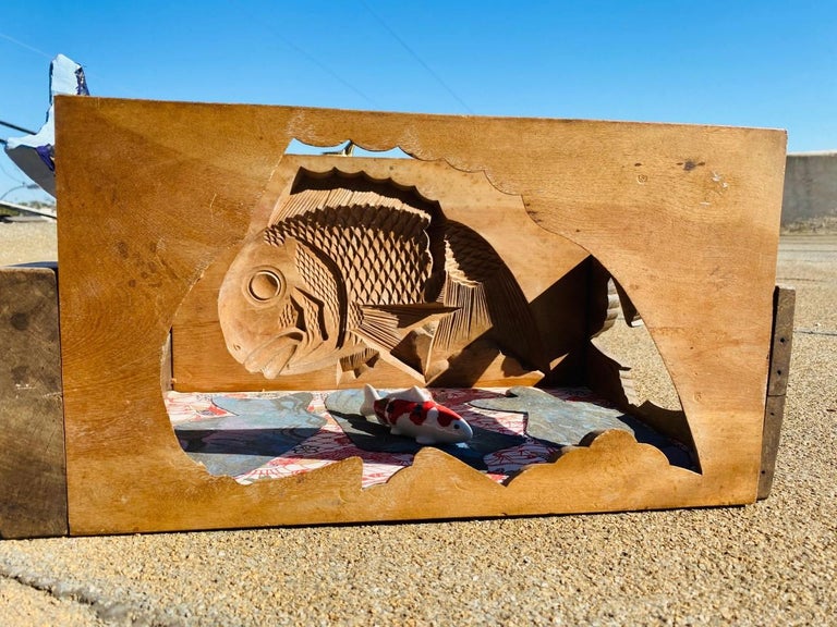 Koi Fish Installation Figure by Robert "Bob" Matheny For Sale at 1stDibs