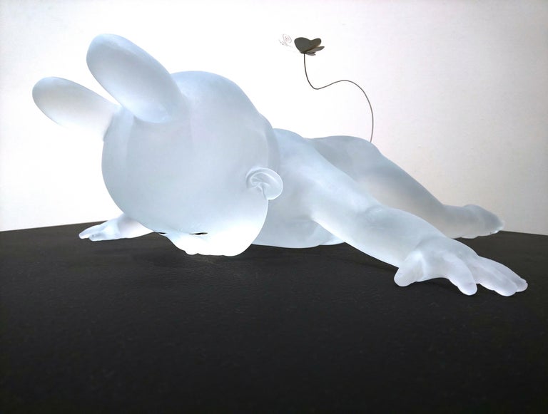 Koichi Matsufuji - Lying Baby With Butterfly For Sale at 1stDibs