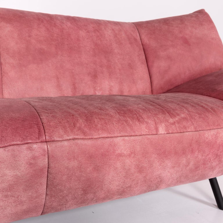 Koinor Leather Sofa Rose Two-Seat Couch at 1stDibs