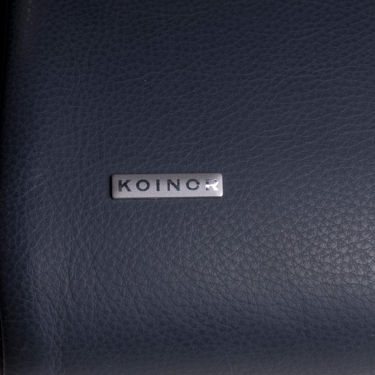 Koinor Rossini Blue Armchair Leather For Sale at 1stDibs