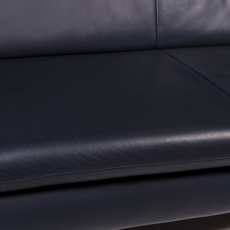 Koinor Rossini Blue Armchair Leather For Sale at 1stDibs