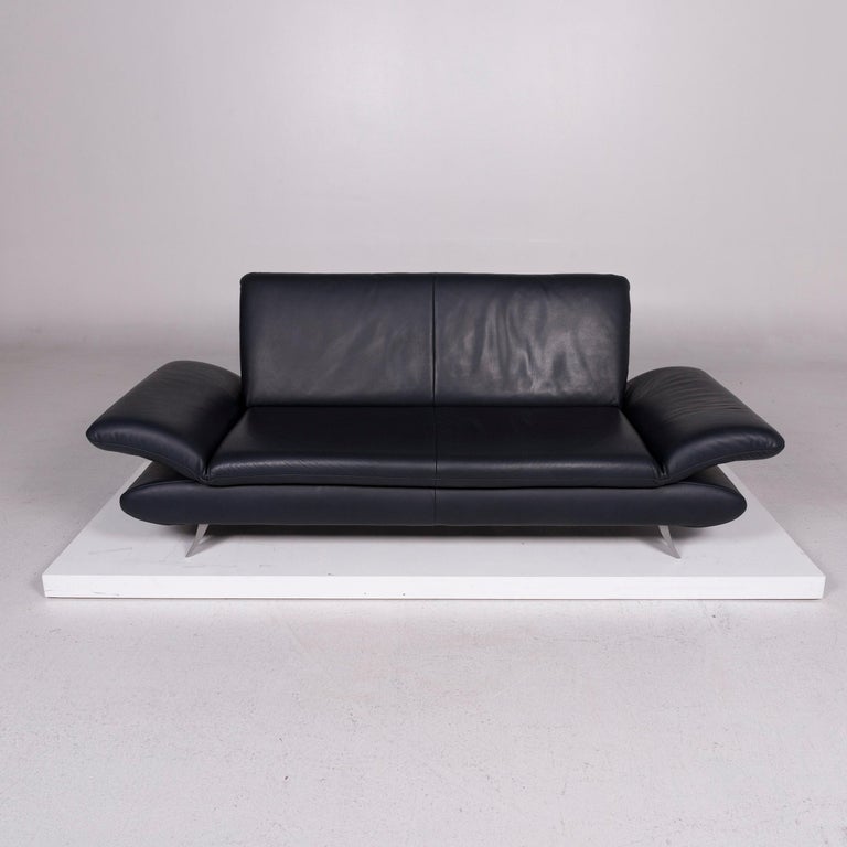 Koinor Rossini Blue Armchair Leather For Sale at 1stDibs