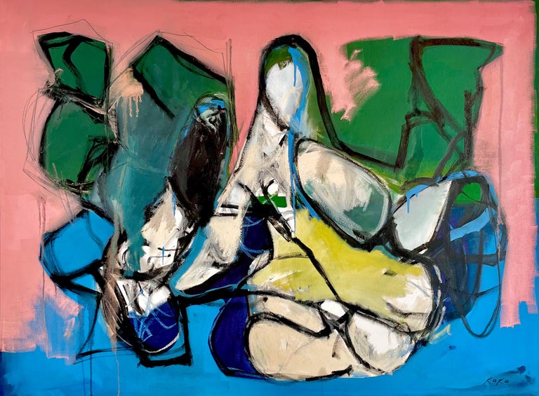 KOKO HOVAGUIMIAN - Double Portrait For Sale at 1stDibs