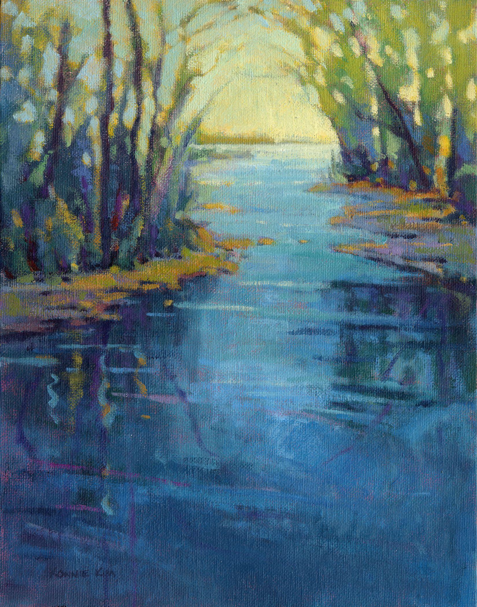 Konnie Kim - Morning Light, Painting, Oil on Canvas For Sale at 1stDibs