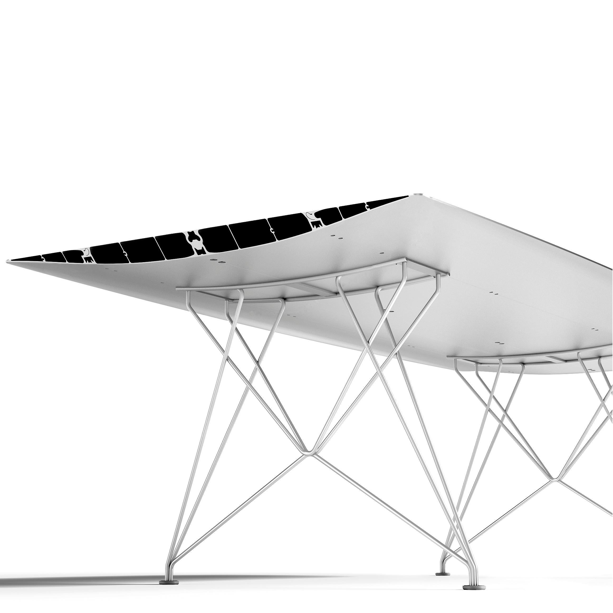 Konstantin Grcic Steel "Table B" by BD Barcelona For Sale at 1stDibs