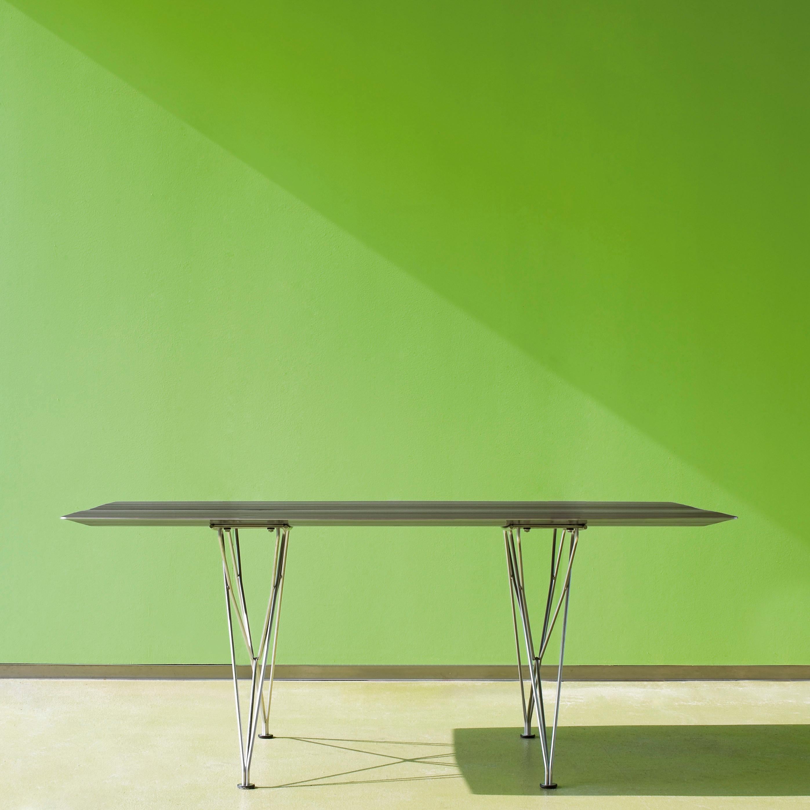 Konstantin Grcic Steel "Table B" by BD Barcelona For Sale at 1stDibs