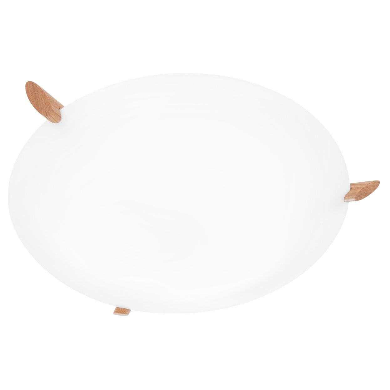 Konsthantverk Ögla D55 Oak Ceiling Lamp For Sale at 1stDibs