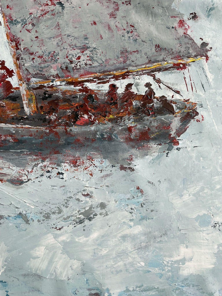 Koorosh Nejad - Storm - Large format marine art, Painting, Acrylic on ...