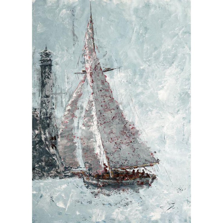 Koorosh Nejad - Storm - Large format marine art, Painting, Acrylic on ...