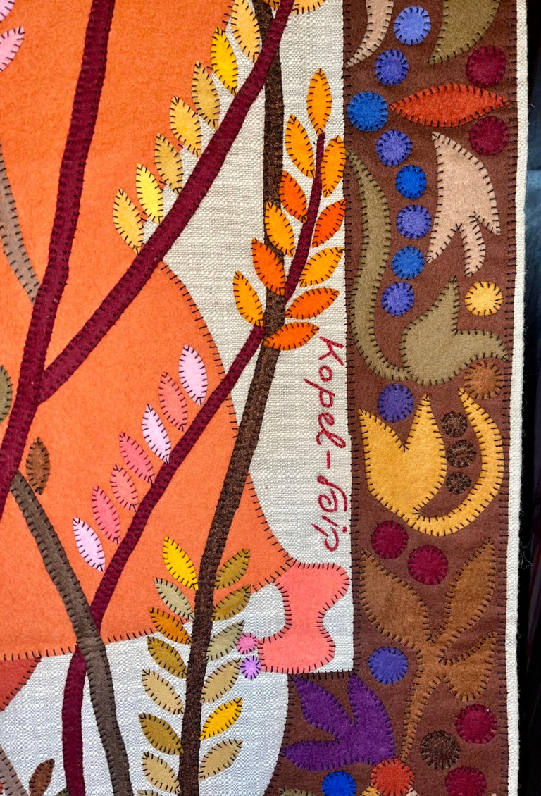 Kopel Gurwin - Wool Felt Applique Handmade Kopel Gurwin Israel Judaica ...