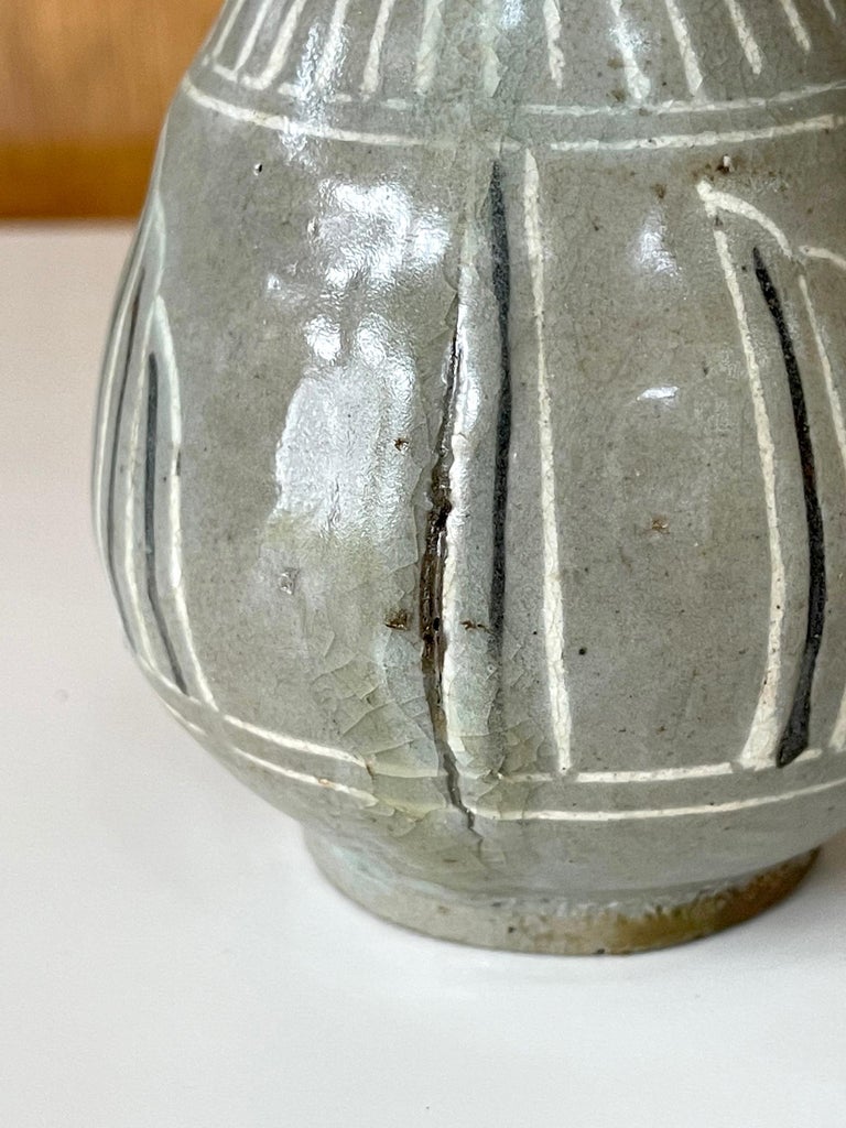 Korean Celadon Inlay Vase Goryeo Dynasty For Sale at 1stDibs