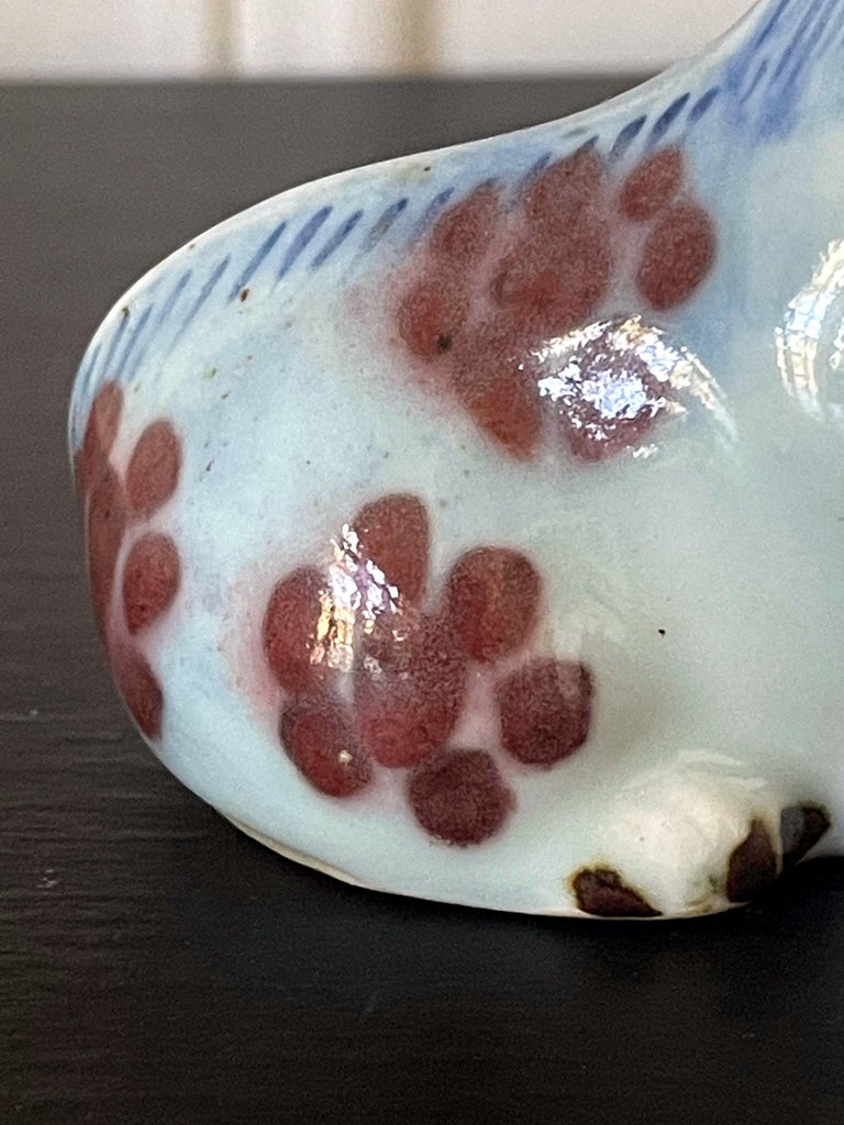 Korean Ceramic Water Dropper in Dog Form Joseon Dynasty For Sale at 1stDibs