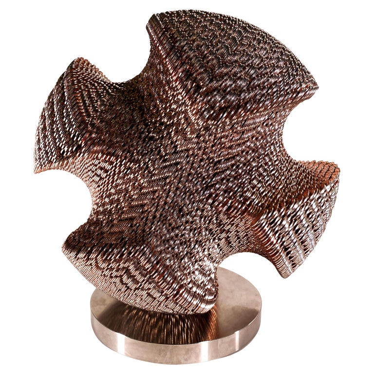Korean Contemporary Abstract "Coin" Sculpture by Kim Seung-Woo For Sale ...