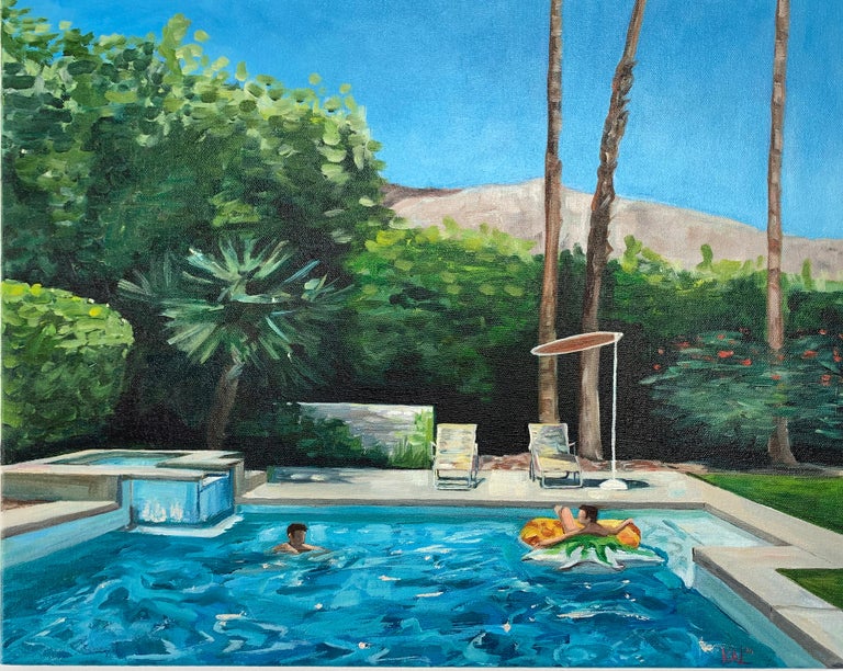 Kory Alexander - A Nostalgic Landscape - acrylic and oil on canvas For ...
