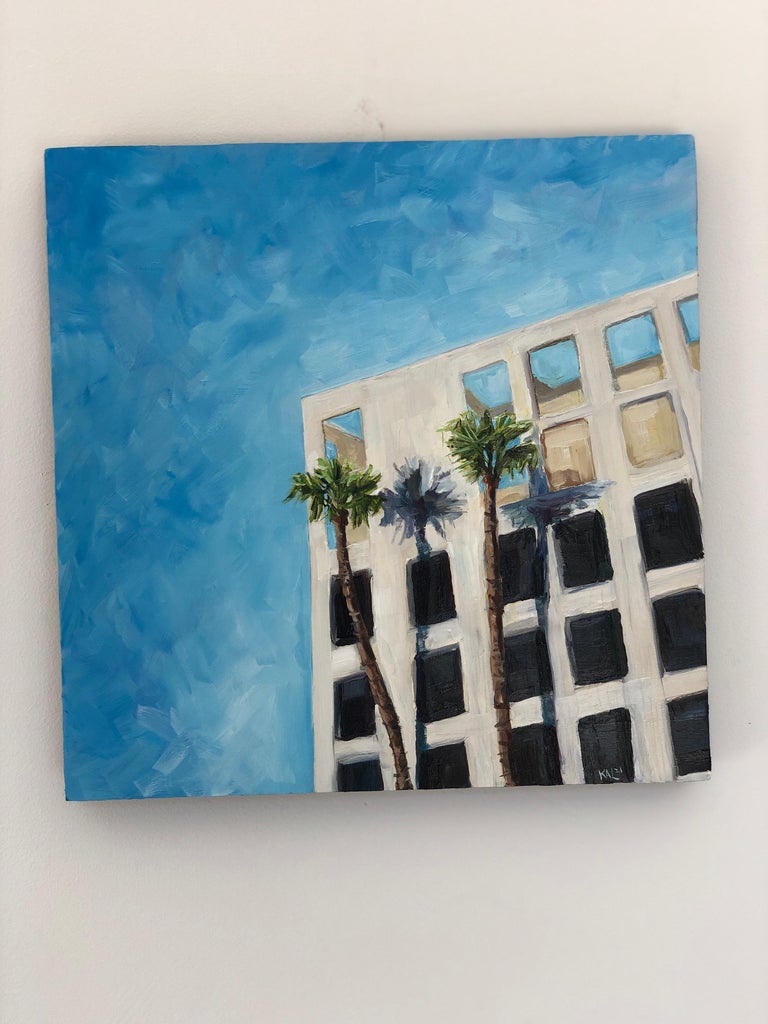 Kory Alexander - A Towering Presence - oil on wood For Sale at 1stDibs