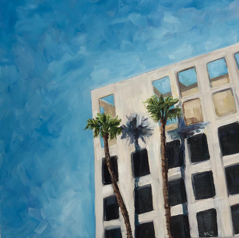Kory Alexander - A Towering Presence - oil on wood For Sale at 1stDibs
